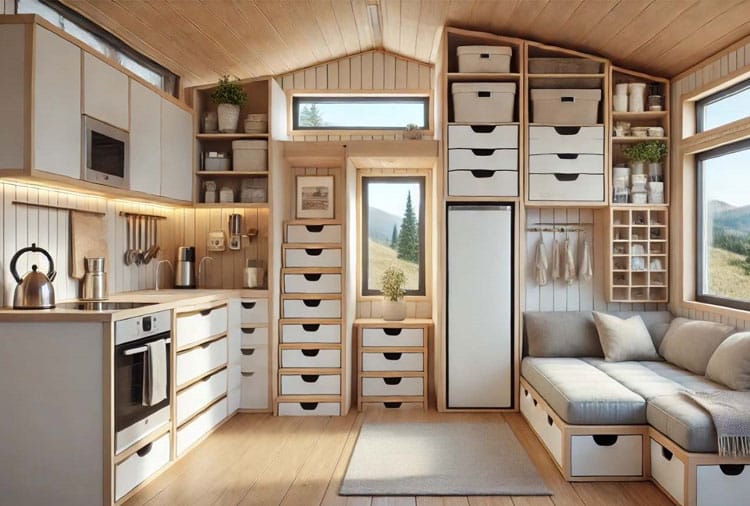 Tiny House Storage Ideas: Maximizing Every Inch | A+ Construction ...